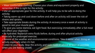 Etiquette, Sportsmanship,Proper Etiquette and Safety Standards in ...