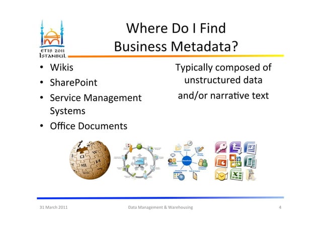 ETIS11 - Enterprise Metadata Management | PDF