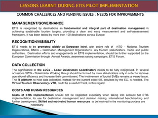 Etis european tourism indicator system expert cinzia_de_marzo | PPT