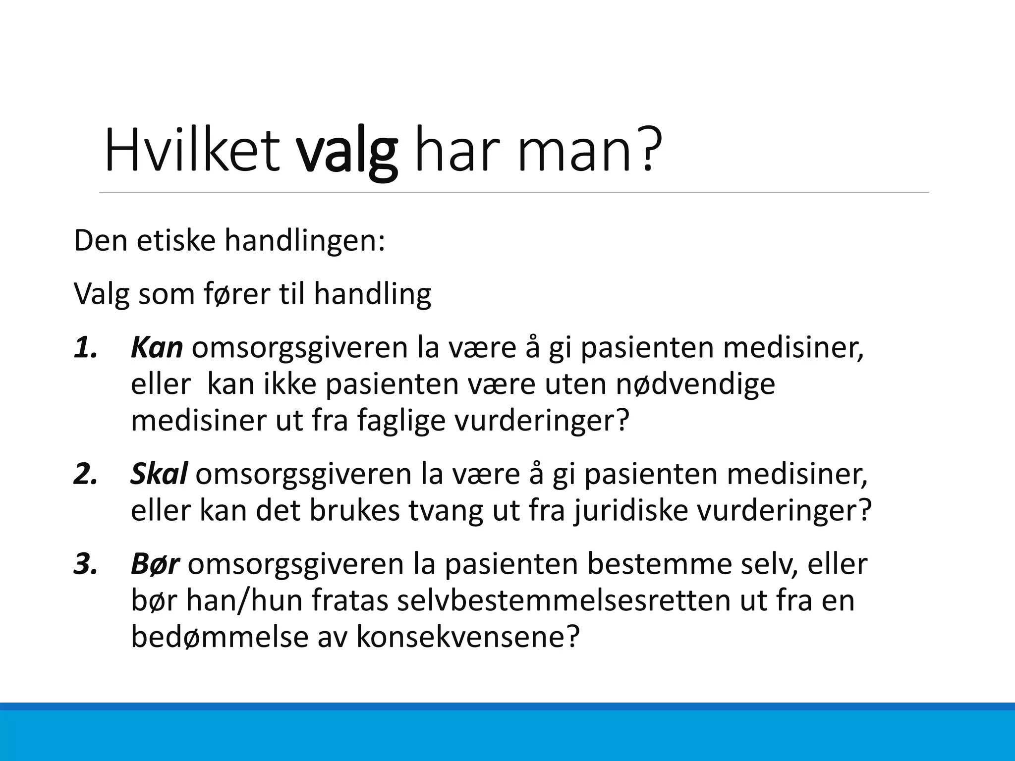 Etisk dilemma oktober 2018 | PPTX