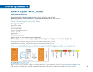 Etix Client Information Guide | PDF