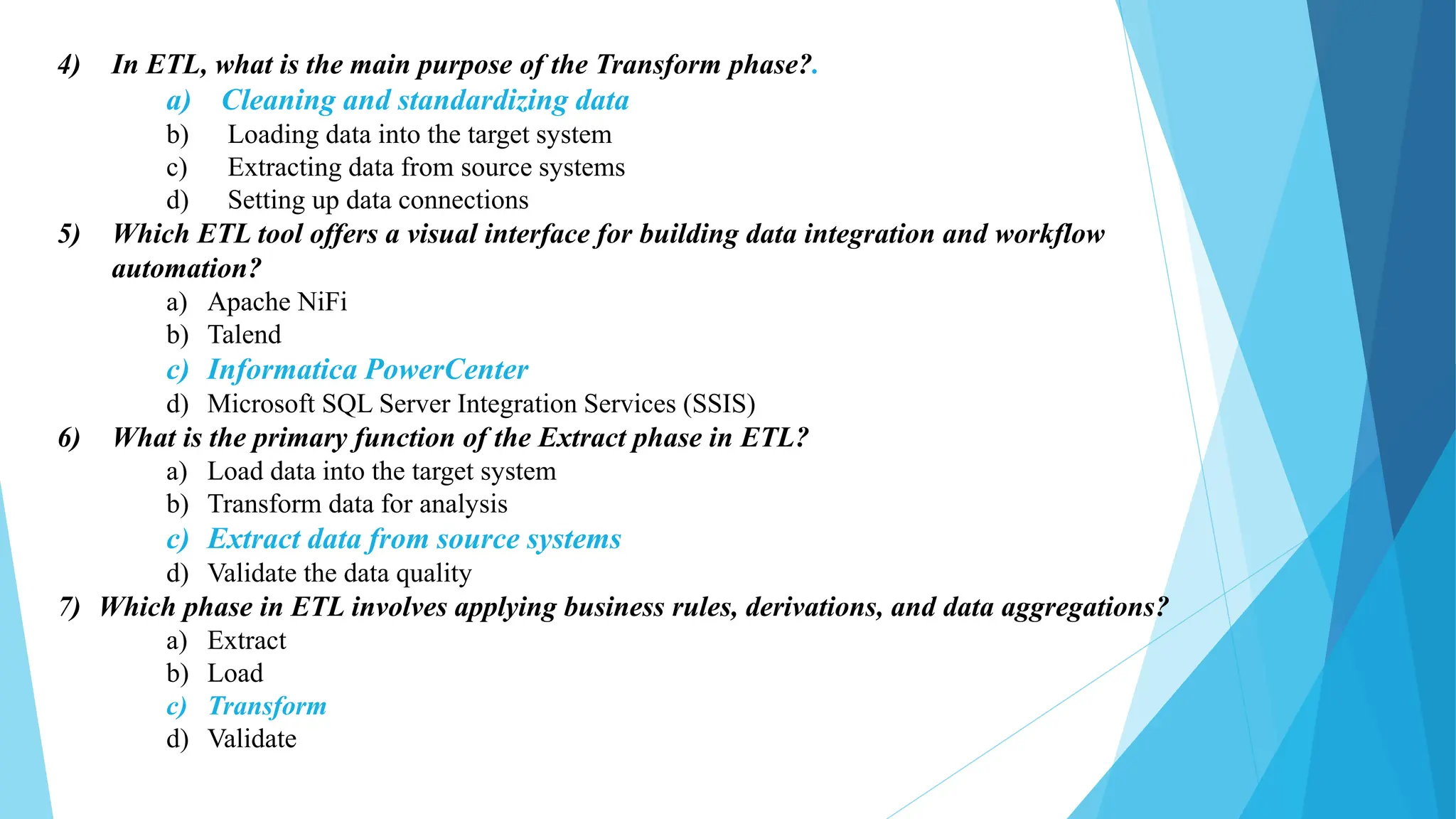 “Extract, Load, Transform,” is another type of data integration process | PPT