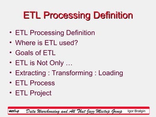 ETL Fundamentals | PPT