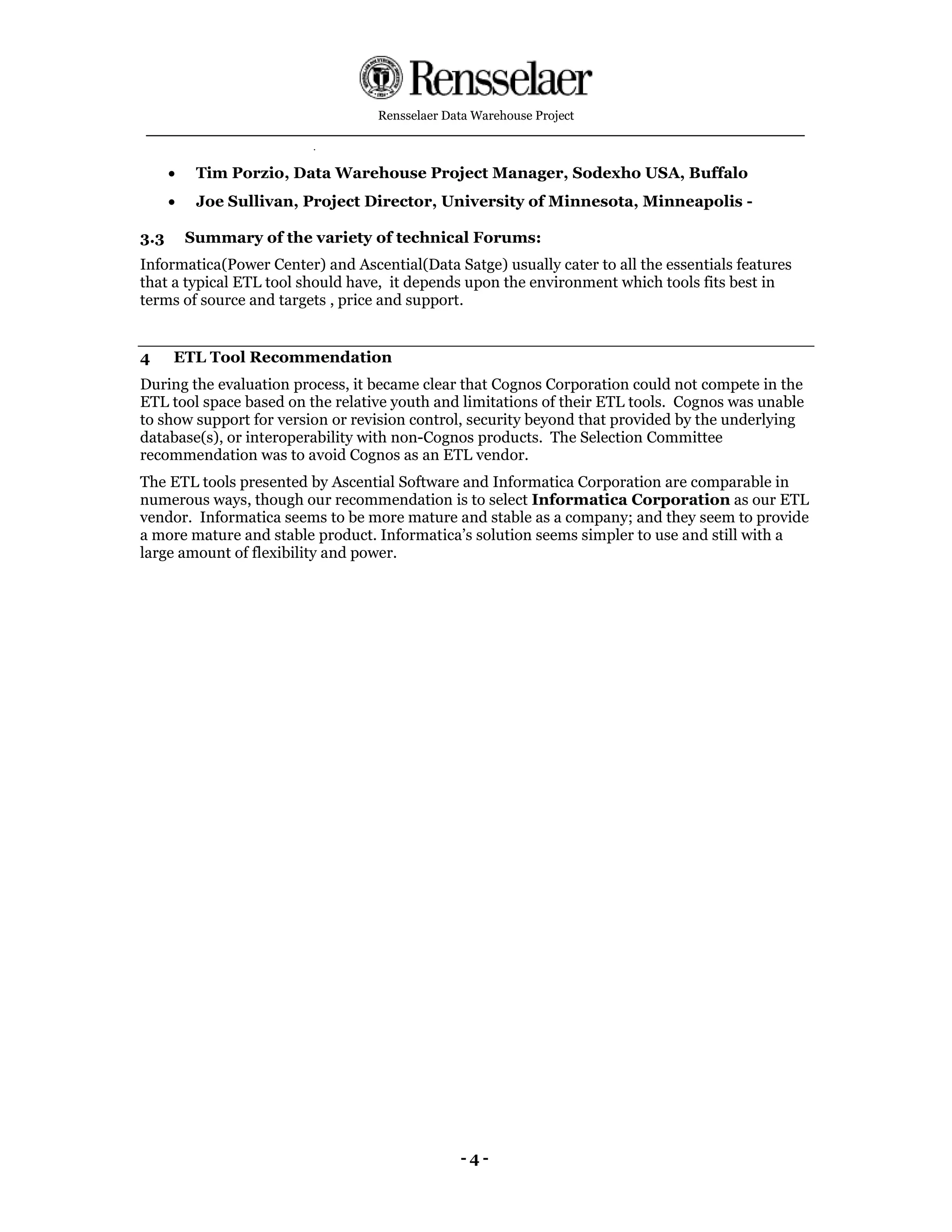 Etl tool-selection | PDF