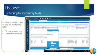 ETL Validator Usecase - Check for Mandatory Fields | PPT