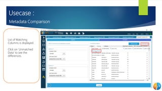 ETL Validator Usecase -Metadata Comparison | PPT