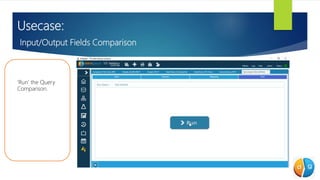 ETL Validator Usecase - Input/Output Fields Comparison | PPT