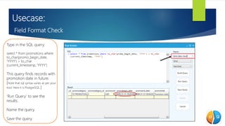 ETL Validator Usecase - checking for valid field and data format | PPT