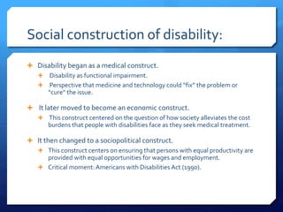 Disability Representations in the Media | PPTX