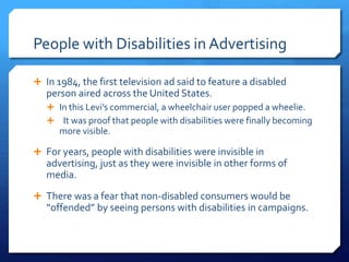 Disability Representations in the Media | PPTX