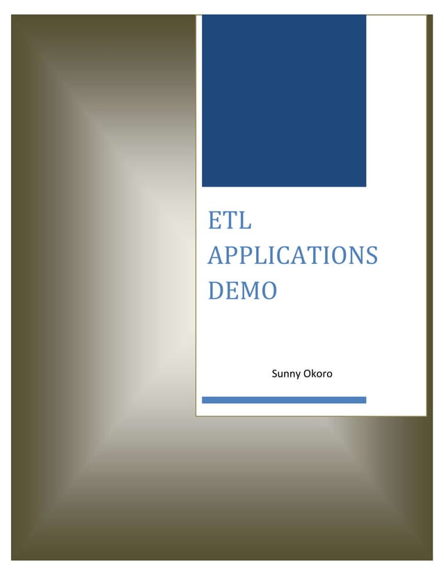 BI Apps ETL-SSIS 2008 & 2012, Pentaho & Talend | PDF