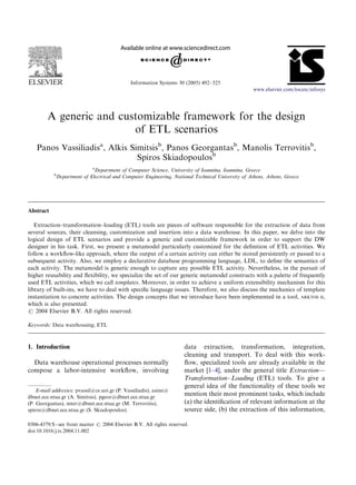 Etl design document | PDF