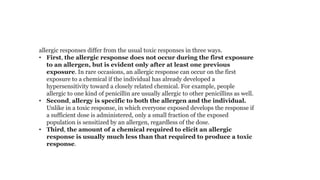 Et lect 7 spectrum of toxicology (2) | PPTX