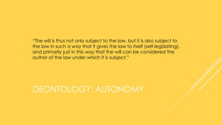 ETLesson7.pptx deontological,and ethics, | PPTX