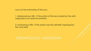 ETLesson7.pptx deontological,and ethics, | PPTX
