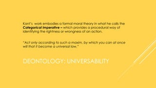 ETLesson7.pptx deontological,and ethics, | PPTX