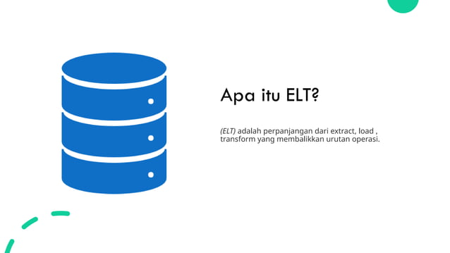 ETL (Extract, Transform, and Load) materi | PPT