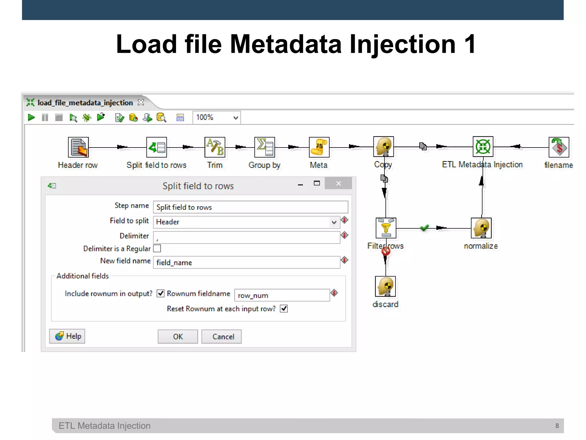 ETL Metadata Injection with Pentaho Data Integration | PPT ETL Metadata Injection with Pentaho Data Integration | PPT