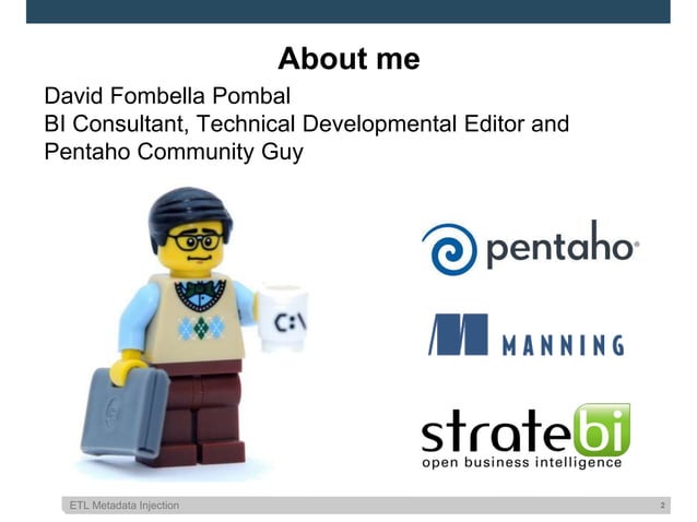 ETL Metadata Injection with Pentaho Data Integration | PPTX | Computing | Technology & Computing