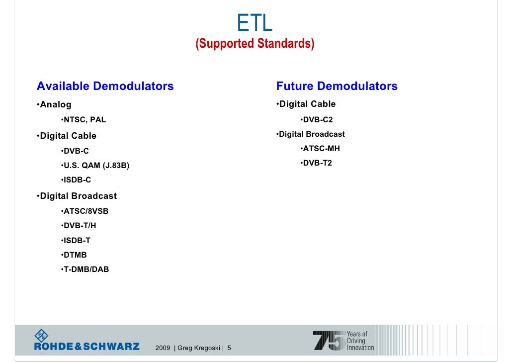 Etl Overview
