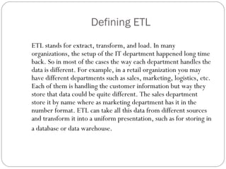 ETL Testing Training Presentation | PPT