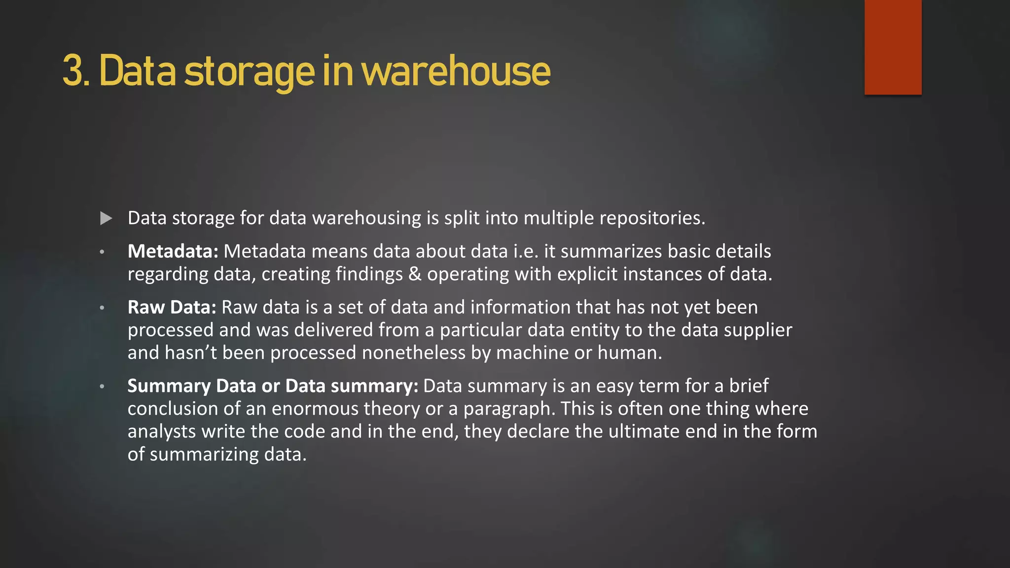 ETL processes , Datawarehouse and Datamarts.pptx
