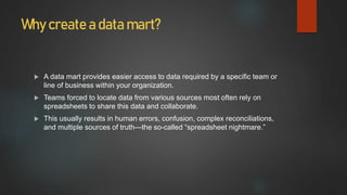 ETL processes , Datawarehouse and Datamarts.pptx