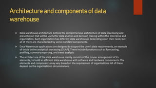 ETL processes , Datawarehouse and Datamarts.pptx