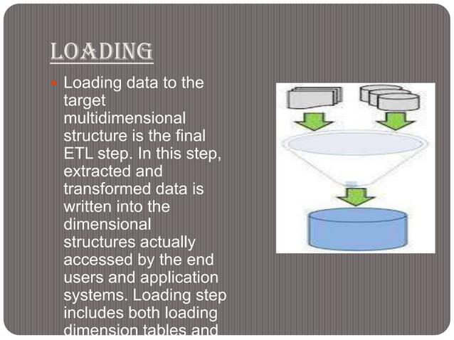 Etl process in data warehouse | PPTX