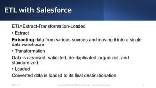 ETL And Salesforce Integration | PPTX