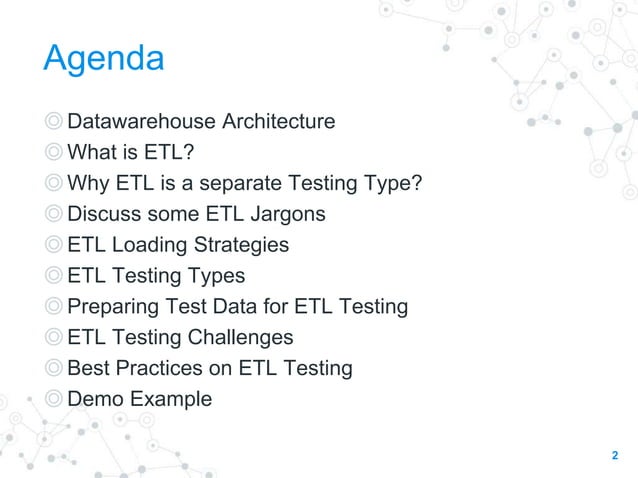 ETL Testing Overview | PPTX