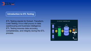 etl testing training in hyderabad....... | PPTX