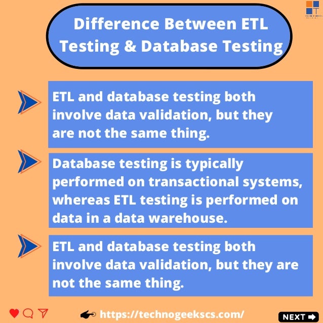 ETL Testing Vs Database Testing | PDF ETL Testing Vs Database Testing | PDF