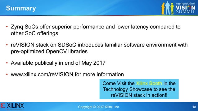 "OpenCV on Zynq: Accelerating 4k60 Dense Optical Flow and Stereo Vision," a Presentation from ...