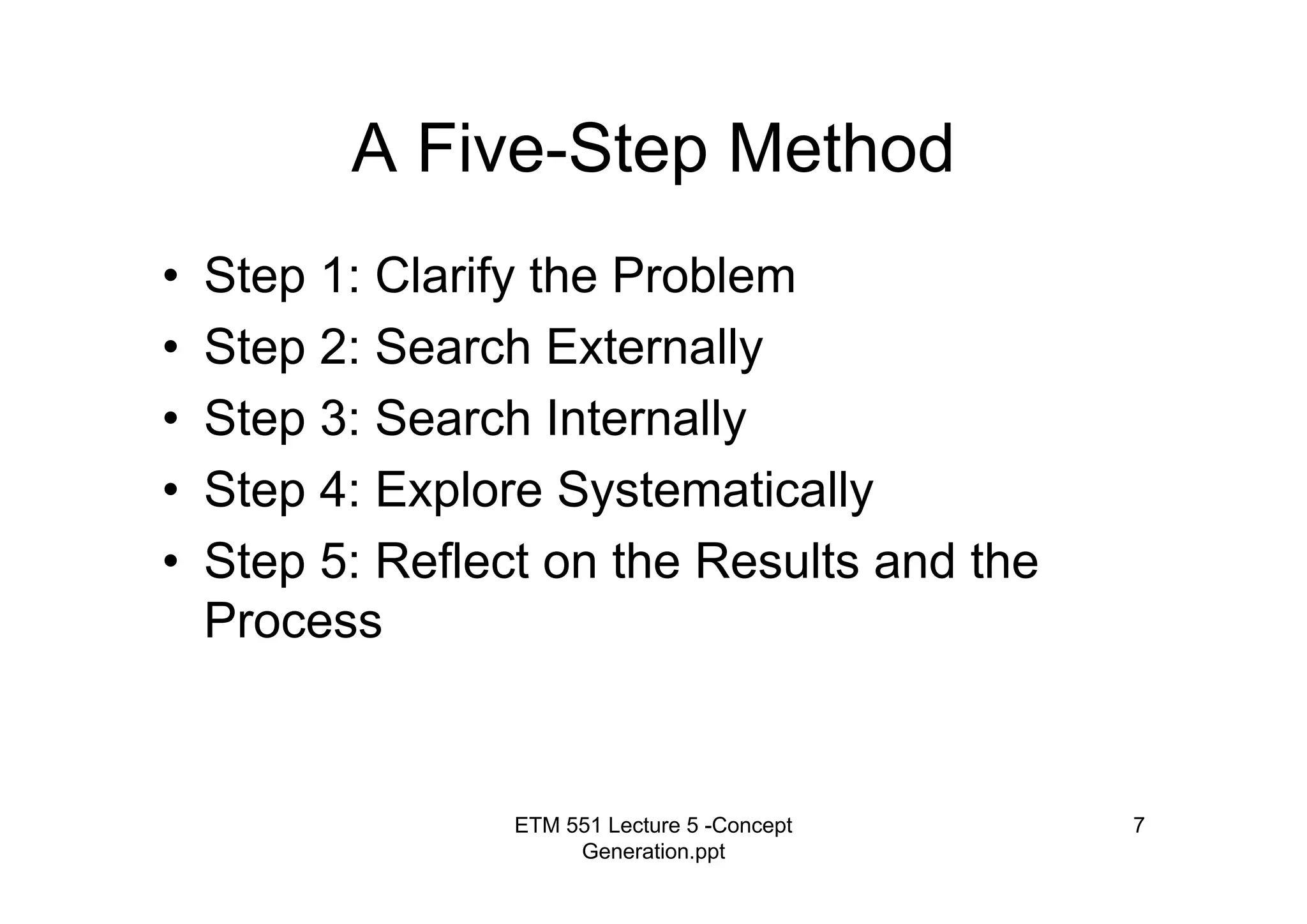 Etm551 lecture05 | PPT