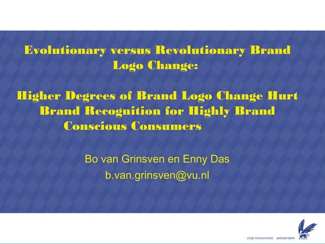 Brand logo redesign | PPT