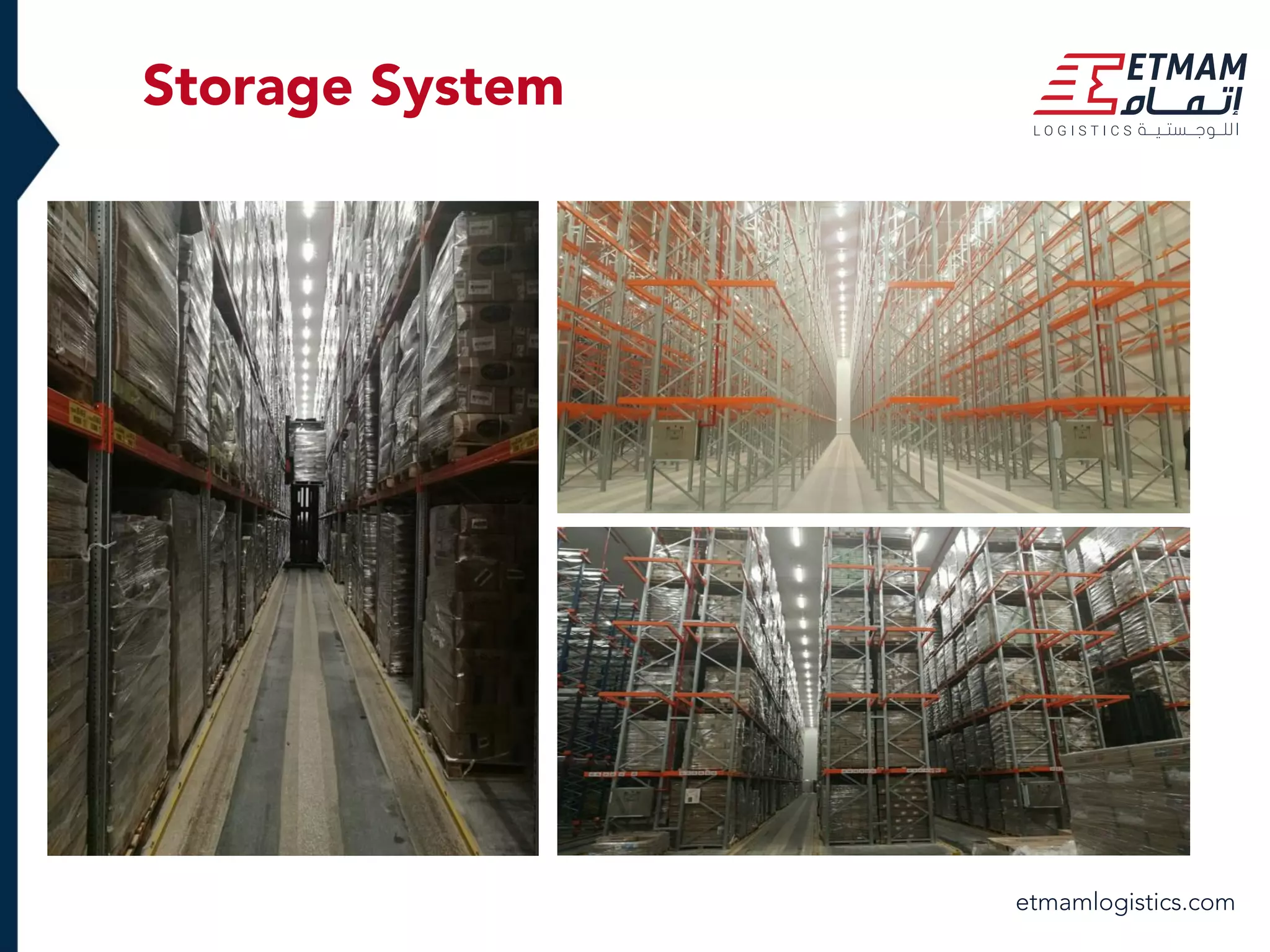 Etmam logistics & Riyadh Warehouse Presentation | PDF
