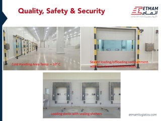 Etmam logistics & Riyadh Warehouse Presentation | PPT