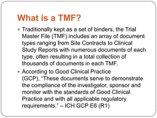 eTMF in the fast lane | PPT