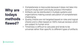 Implementing Metrics & Completeness Reporting in TMF Management | PDF