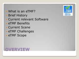 eTMF ppt | PDF