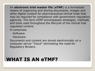 eTMF ppt | PDF