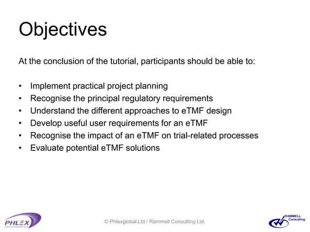 E Tmf Tutorial | PPTX | Pharmaceutical Industry | Industries