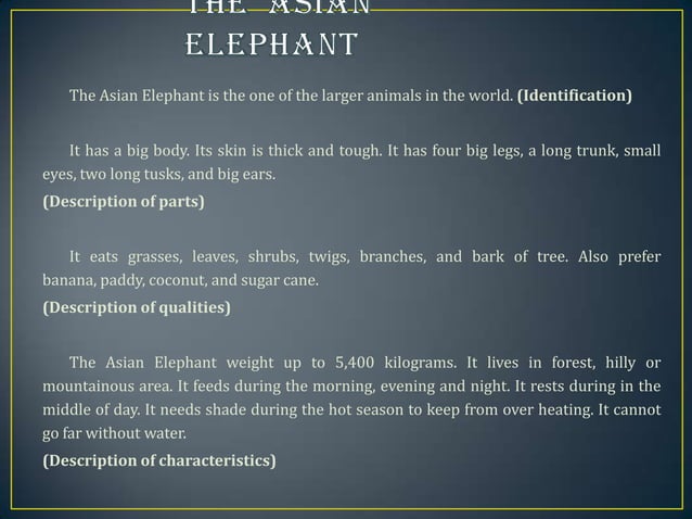 Speaking Skill - Descriptive Text (Describing Animal) | PPTX