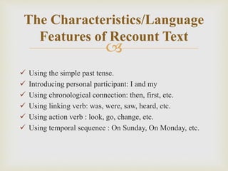 Etm task 4 storyboard for reading @Reading Recount Text | PPT