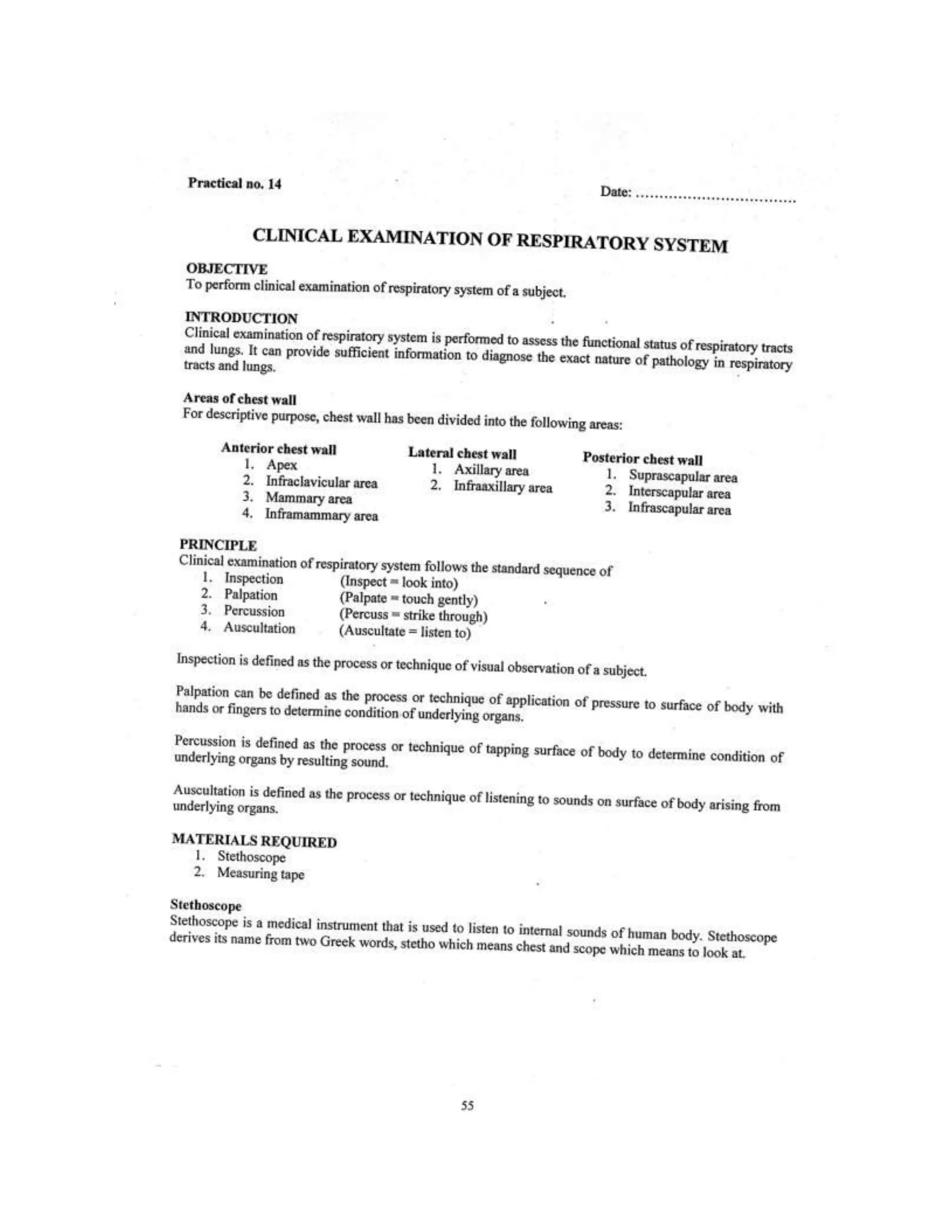 Physiology practical | DOCX