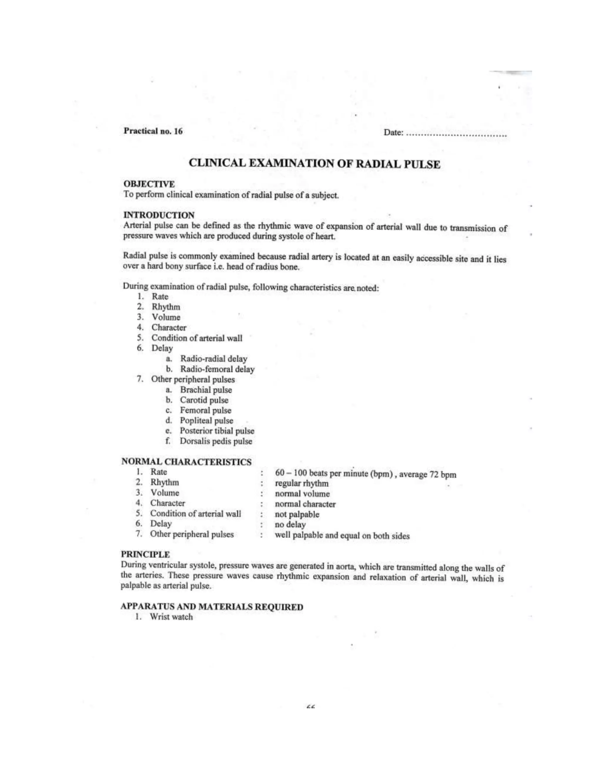 Physiology practical | DOCX