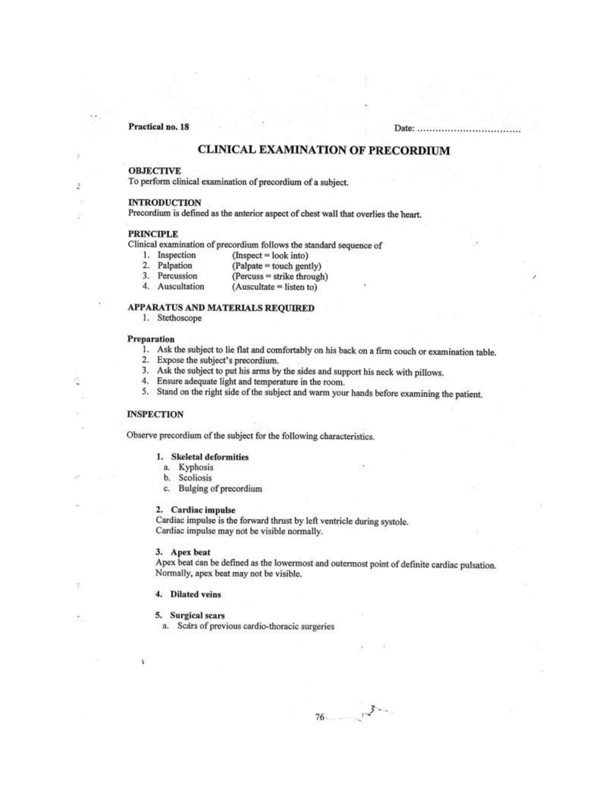 Physiology practical | DOCX