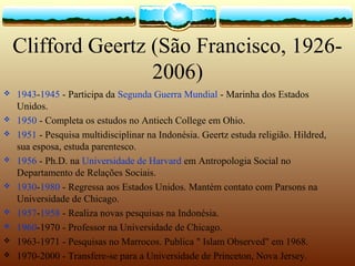 C. Geertz - Etnográfia | PPT