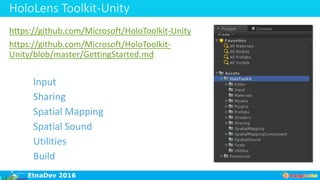 Etna dev 2016 - Introduction to Holographic Development | PPT